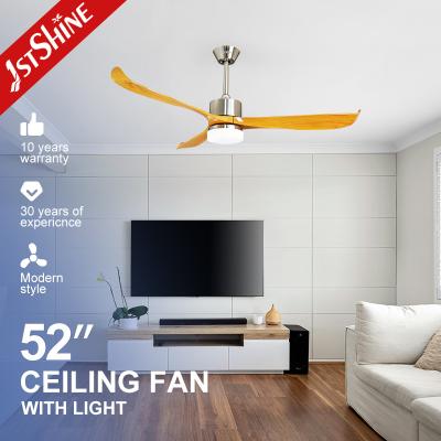 중국 5속 220V 목재 플라스틱 천장 팬 에너지 효율 DC 모터 판매용