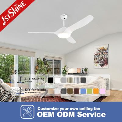 China OEM ODM Plastic Summer Cool Ceiling Fan 3 Blade Smart Lighting Fan for sale