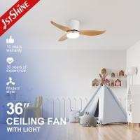 China Low Ceiling Room Small LED Ceiling Fan With Plastic Blades And Remote Control for sale