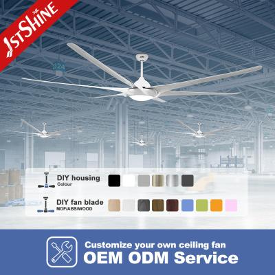 China Ventilador de teto de plástico de 100 polegadas DC com poupança de energia leve e baixo consumo de energia à venda