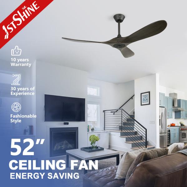 Quality Decor Dc Solid Blade 52 Inches Ceiling Fan With Remote Control for sale