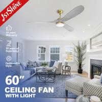 China Easy Installation and Cool Function 1stshine LED Ceiling Fan with Solid Wood Design for sale