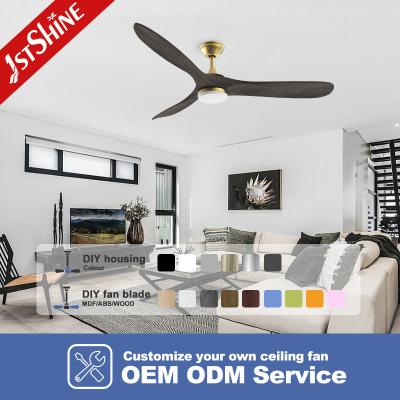 Cina Materiale del corpo della lampada Metallo 60 pollici potente ventilatore di soffitto a LED ad alto flusso d'aria per soggiorno in vendita
