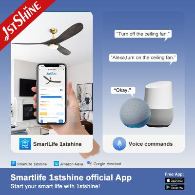 Cina Materiale del corpo della lampada Metallo 60 pollici potente ventilatore di soffitto a LED ad alto flusso d'aria per soggiorno in vendita