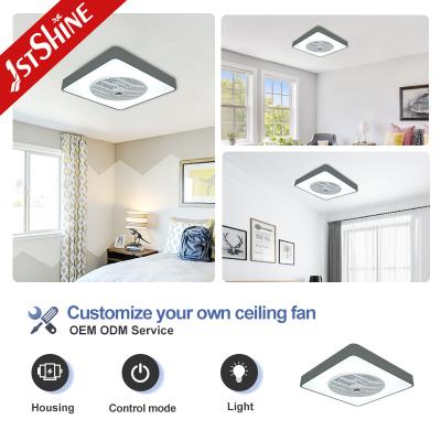 China 20in DC Silent Motor Bedroom Ceiling Fan With LED Light for sale