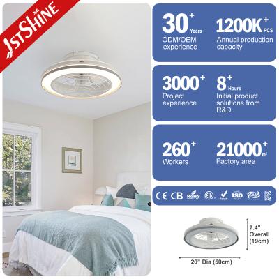 China 3000-6500K temperatura de cor DC ventilador de teto com controle remoto e design de baixo perfil à venda