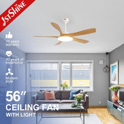 China 56-Inch Ceiling Fan with LED Light – DC Motor, 5 Blades, Acrylic Lampshade for sale