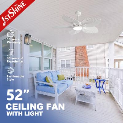 Cina Ventilatore di soffitto tropicale decorativo con motore a corrente continua leggero ABS in vendita