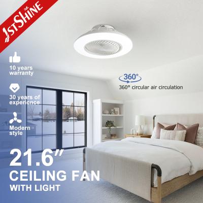 China Modern Bedroom Ceiling Fan Light with DC Motor, 360° Rotating Airflow and Remote Control for Energy Efficient Cooling for sale