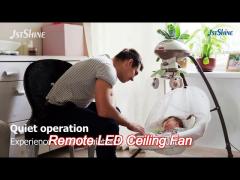 Ventilador de teto de corrente contínua com comando remoto