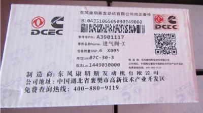 China Cummins 6BT Engine Intake Valves 3901117 for sale