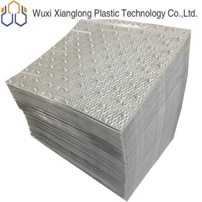 China 950mm Cooling Tower Fill Media Plastic PVC Evaporative Pads Cooling Tower Fill Pack for sale