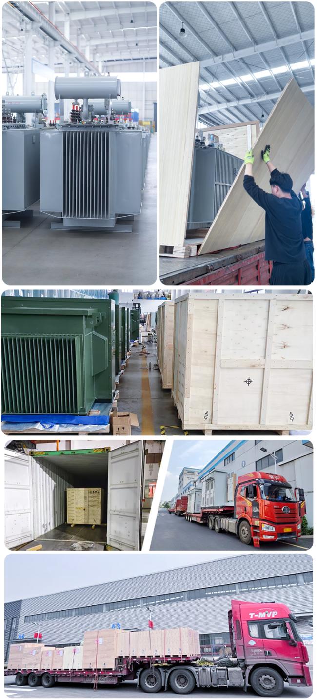 Production and transportation process of power transformers