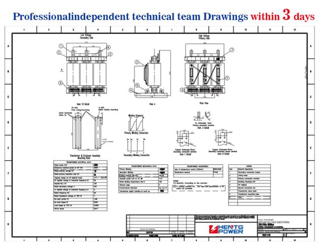 Epoxy Resin Dry Type Transformer technical details