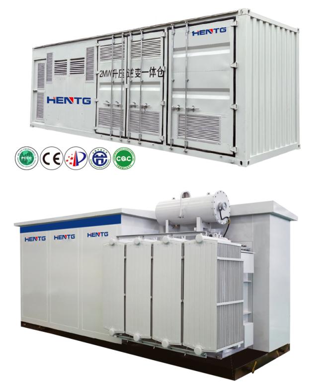 Internal view of power distribution system