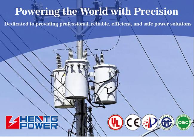 HENTG Power single-phase pad mounted transformer installation