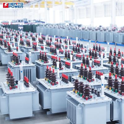 China HENTG Power Oil immersed  Electrical Transformer 30 Kva-630 KVA Dyn11 / Yyn0 Vector for sale