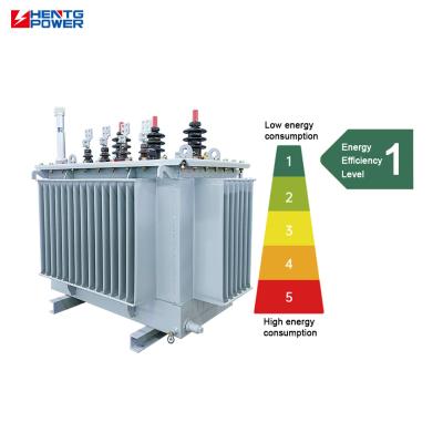 中国 50Hz 周波数 油入式変圧器 50kVA-800kVA 3 相 110V 380V 220V 出力 販売のため