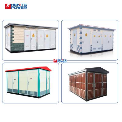 China 2000KVA Power Distribution Box 20KV Pre Fabricated Substation Intelligent 33KV MV Box Three for sale