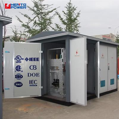 China Electrical Compact Substation Transformer 2000kVA Substation Power Transformers Variable Voltage for sale