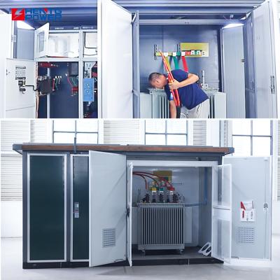 China Electrical Compact Substation Transformer 2000kVA Substation Power Transformers Variable Voltage for sale