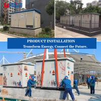China 3 Phase Compact Substation Transformer Step Down Voltage Transformer Tamper Proof for sale