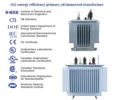 中国 1600 Kva から 2500 Kva 可変油入電力変圧器 競争力のある価格の高品質配電変圧器 販売のため