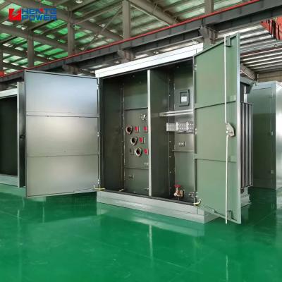 China 225 Kva Step Down Transformer 3 Phase Distribution Transformer Core Oil Filled Type for sale