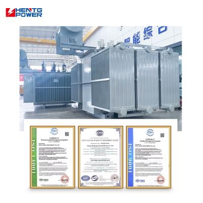 China Custom Step Up Power Transformer Oil Distribution Transformer 1600 Kva 2500kva 3150 Kva for sale