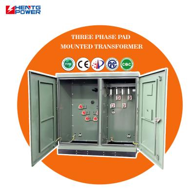 China Sealed Tank Design 3 Phase Padmounted Transformers 225kVA Power Distribution for sale