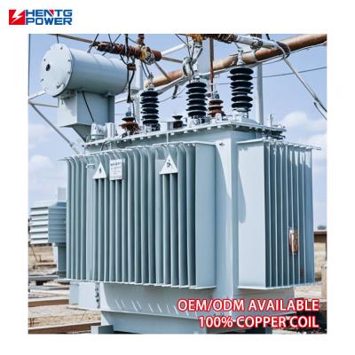 China Buitenolie ondergedompelde HF-krachttransformer volledig afgesloten 3 fase 2500kva 3150kva Te koop