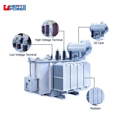 China Hoogspanning Hoogfrequent Transformator Oliegedompeld 2mva 1500 Kva Step Up Step Down Te koop