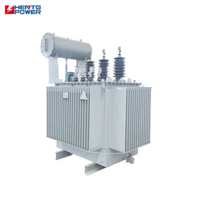 China Klasse 35kv Vermogenstransformator enkel spoelvorm 3 fase Olie ondergedompeld type 30KVA 1000KVA Te koop