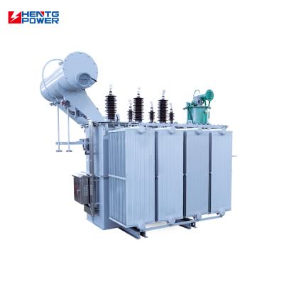 China Electric Power Distribution High Voltage 35kV to 630-3150kV 3 Phase  Oil Immersed Substation Transformer for sale