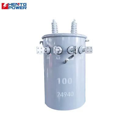 Cina Transformatore montato su palo immerso in olio a 1 fase 167KVA 250KVA 333KVA Alta efficienza in vendita