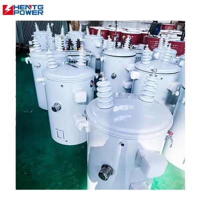 Cina Trasformatore immerso in olio montato su palo 15KVA 500KVA HV Transformatore di distribuzione a 1 fase in vendita