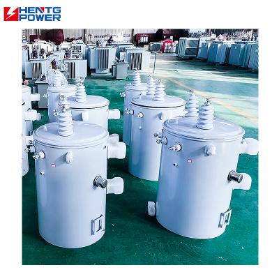 China 25kVA High Voltage Single Phase Pole Mounted Transformer with 98% Efficiency and Toroidal Technology for sale