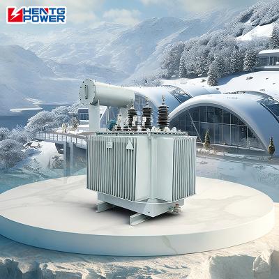 China Hermetically Sealed Oil Immersed Step-Up Transformer for Utility Scale Solar PV Power Plant Connection 20kV to 0.4kV  1250kVA for sale