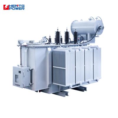 China Heavy duty 630 kva 3 phase transformer price 33/11 kV 11/0.4 kV copper winding oil immersed for agriculture irrigation and town distribution for sale