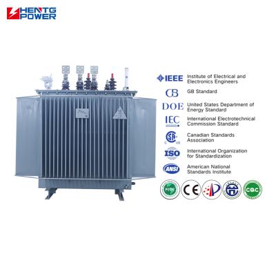 China High Efficiency 2000kVA Step Down Transformer 11KV to 0.433KV Oil Immersed Transformer Compliant with IEC 60076 Standards for sale