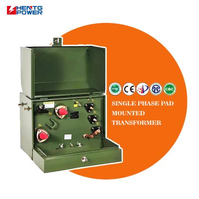 China Compact 500kVA-2500kVA Three Phase Liquid Filled Pad Mounted Transformer 0.69/11KV for Large Scale PV Plants for sale