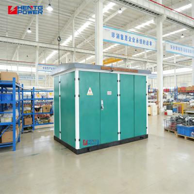 China Premium Compact 22kV 415V Prefabricated Substation 315kVA 400kVA 500kVA S11 Compartmentalized Transformer for Manufacturing Workshop for sale