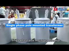 Ölgetauchter Aluminium-Wicklungs-Verteiltransformator 167 kVA 75 kVA 37,5 kVA Mast auf Mast