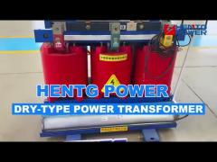 Transformateur d'isolement triphasé à sec 400V 500kVA avec structure à bobine en disque