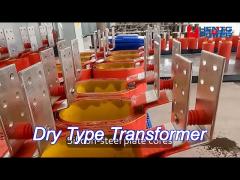 125kva dry type transformer with cooling fans , copper winding isolation transformer