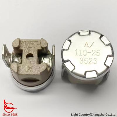 China Bottom Mounting KSD301 Thermal Switch 16A 250V Industrial Tetrastyle Thermostat PPS Case for sale