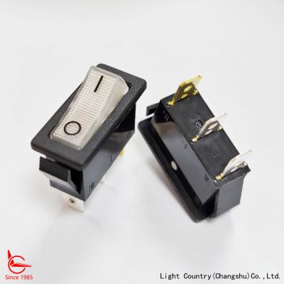 Cina Interruttore Rocker illuminato da LED bianco di alta qualità, R4, 33x15mm, ON-OFF, 20A 125V in vendita
