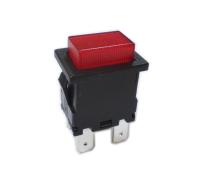 China Easy Installation Push Button Electrical Switch LC83-8 Copper Silver Plated Terminal for sale