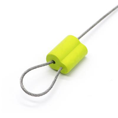 China REC201 Famous Numbered Factory price Security customs steel wire Cable Seal with free sample for sale