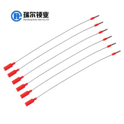 China REC205 Free Sample container cable seal barcode tamper evident cable seal for sale